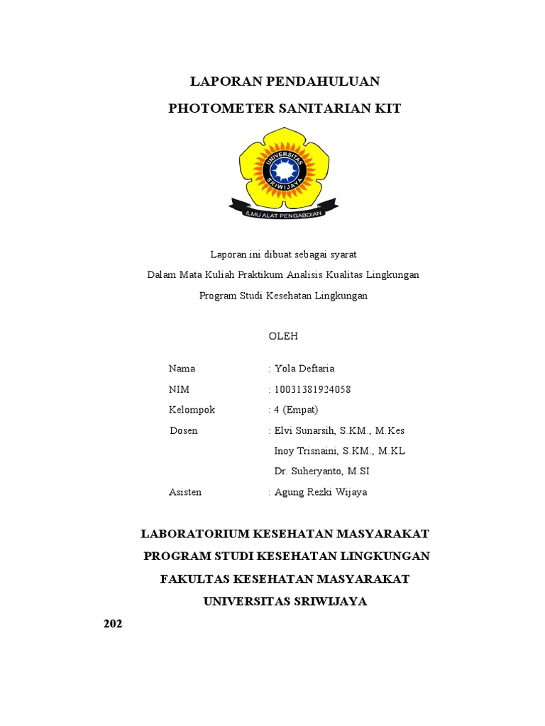Alat dan Fungsi Sanitarian Kit | PDF