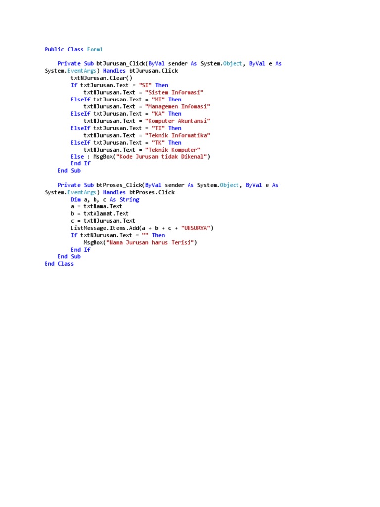 Coding Vb 1 Pdf Computers