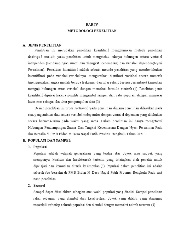 Bab Iv Proposal | PDF