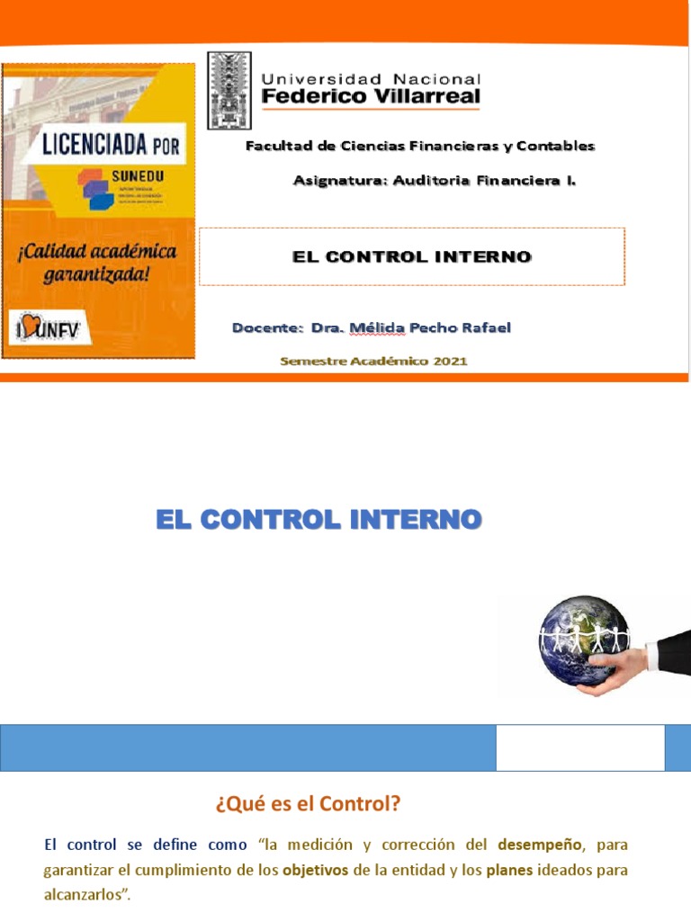 Tipos y Estructura del Control Interno | PDF | Planificación