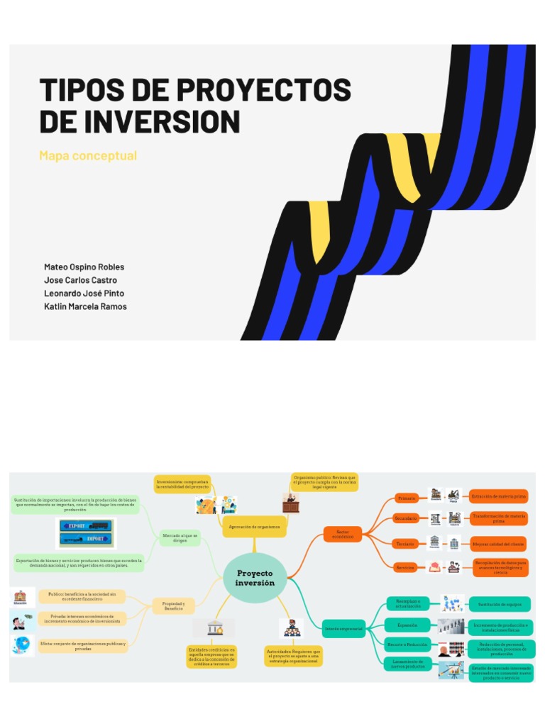 Tipos de Proyectos de Inversión | PDF