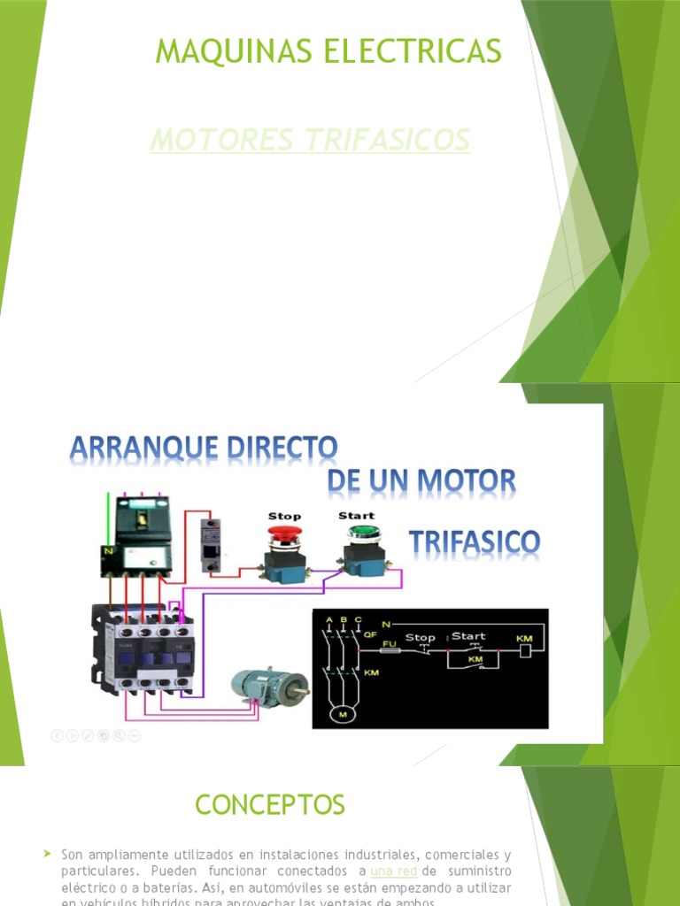 Motores Trifasicos | PDF | Motor eléctrico | Corriente eléctrica