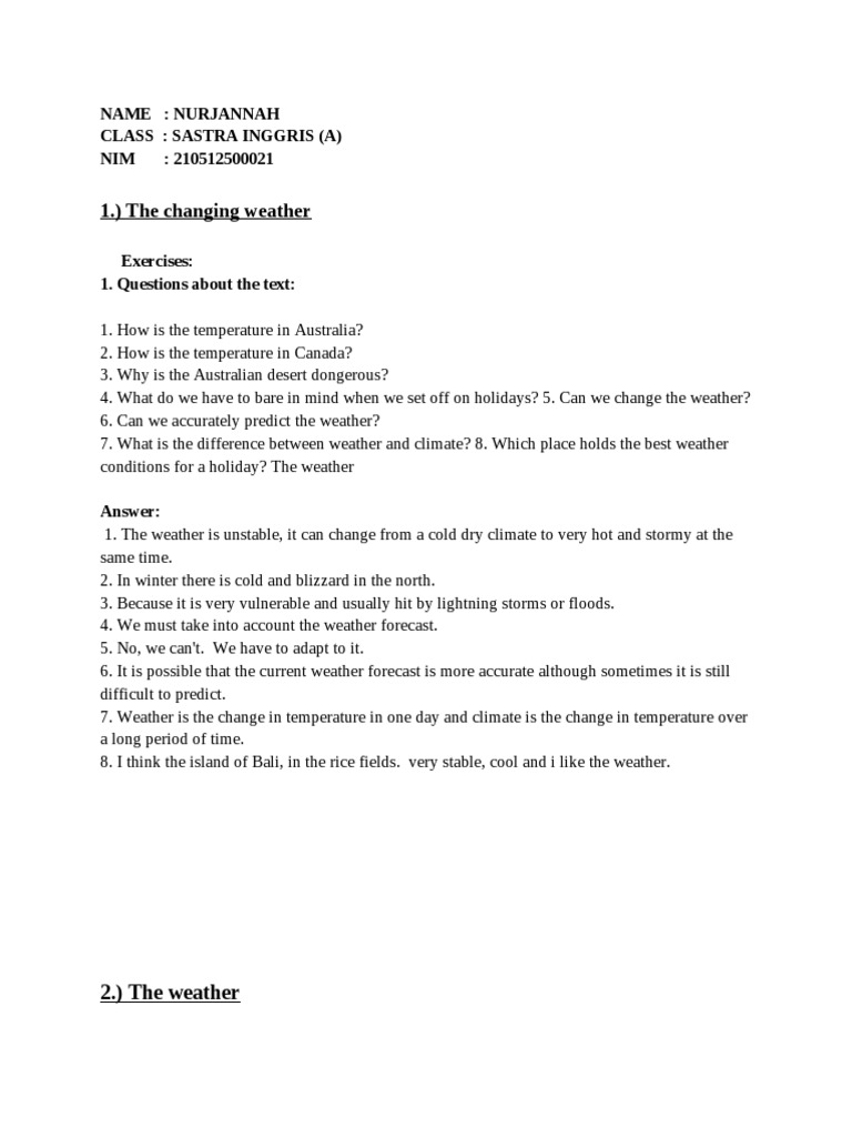 Understanding Weather and Climate | PDF | Weather | Rain