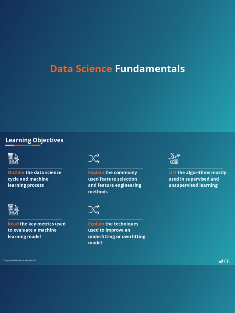 Data Science: Fundamentals | PDF | Mean Squared Error | Machine Learning