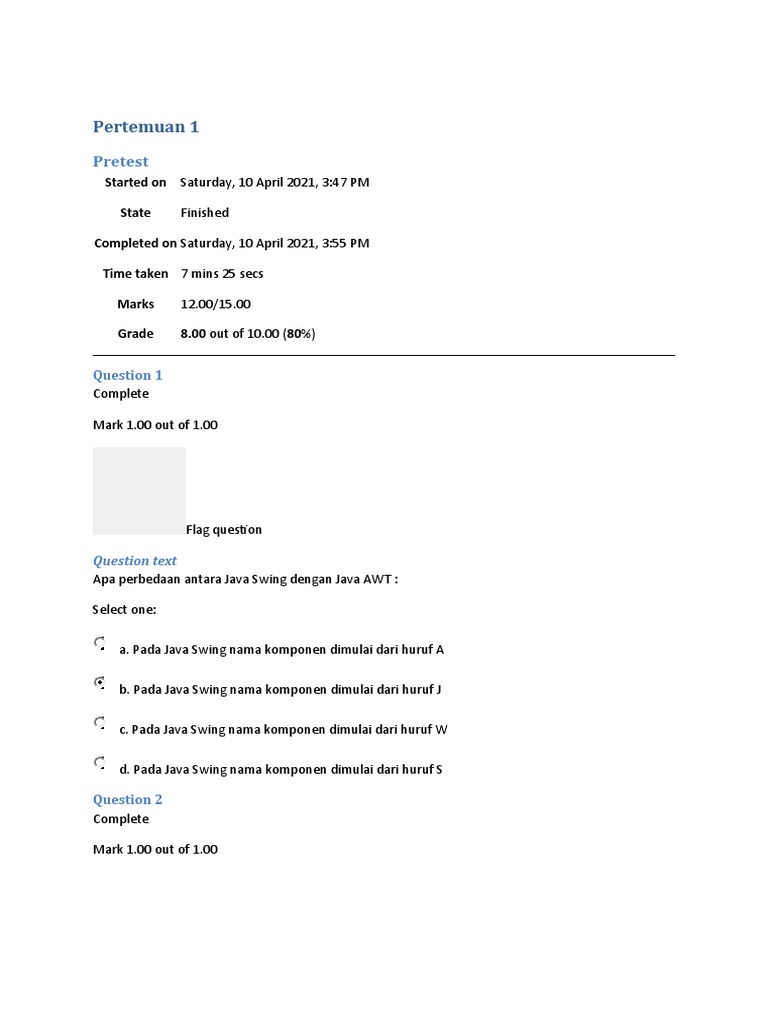 Lepkom Java Int (m1-m4) | PDF | Komputer
