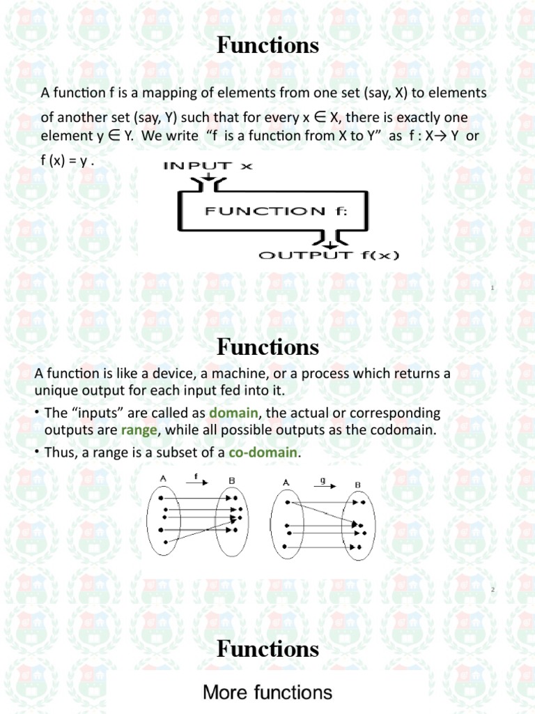 Definition of A Function | PDF | Computers