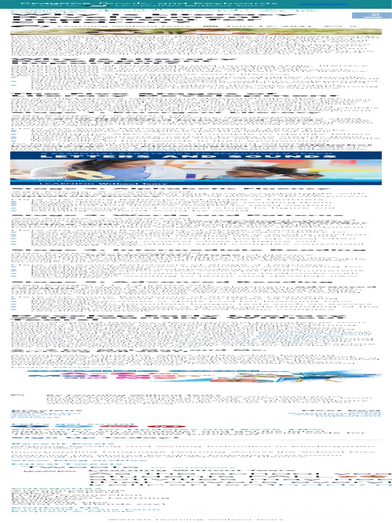 Stages of Literacy Development | PDF | Literacy | Fluency