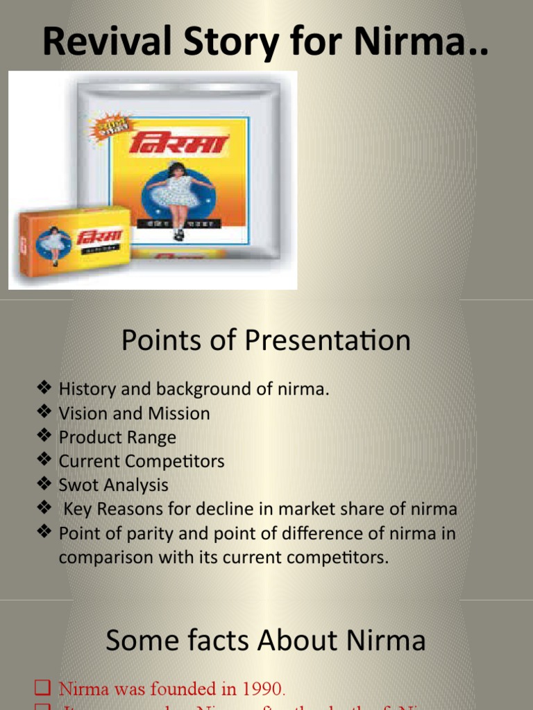 Nirma: A Revival Story in Detergents | PDF | Marketing | Business