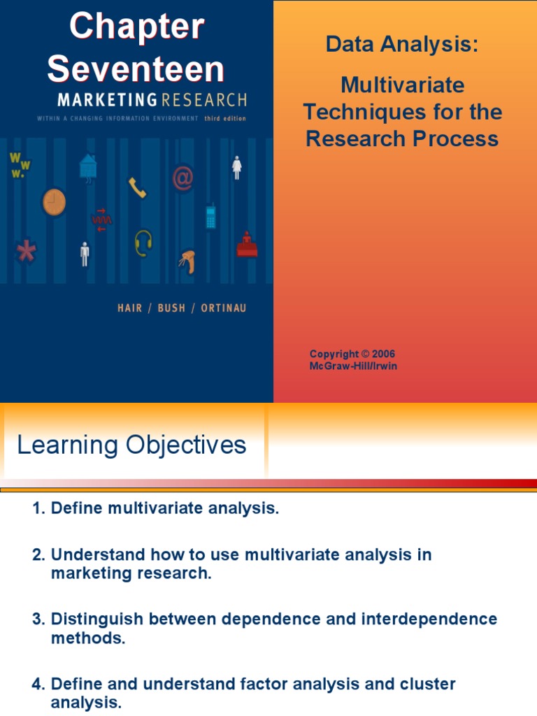 Data Analysis Multivariate Techniques For The Research Process Pdf Factor Analysis