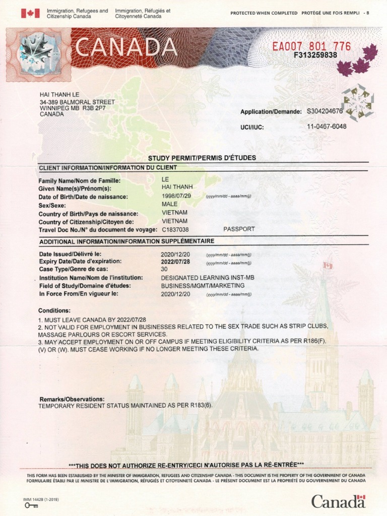Study Permit | PDF
