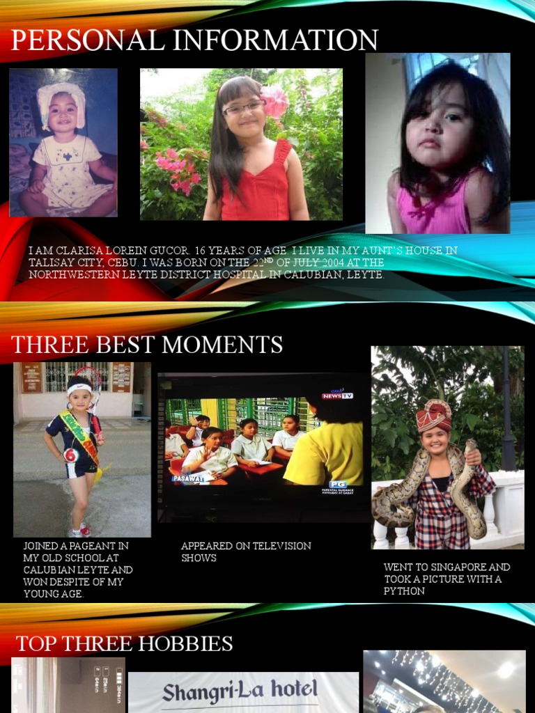 CCF Assignment - Personal Info | PDF