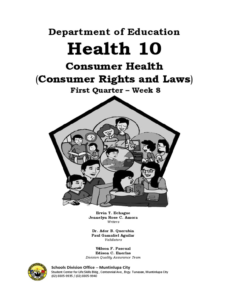 Health 10: (Consumer Rights and Laws) | PDF | Health Professional ...