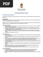 Deputy Principal Job Description | PDF | Teachers | Teaching