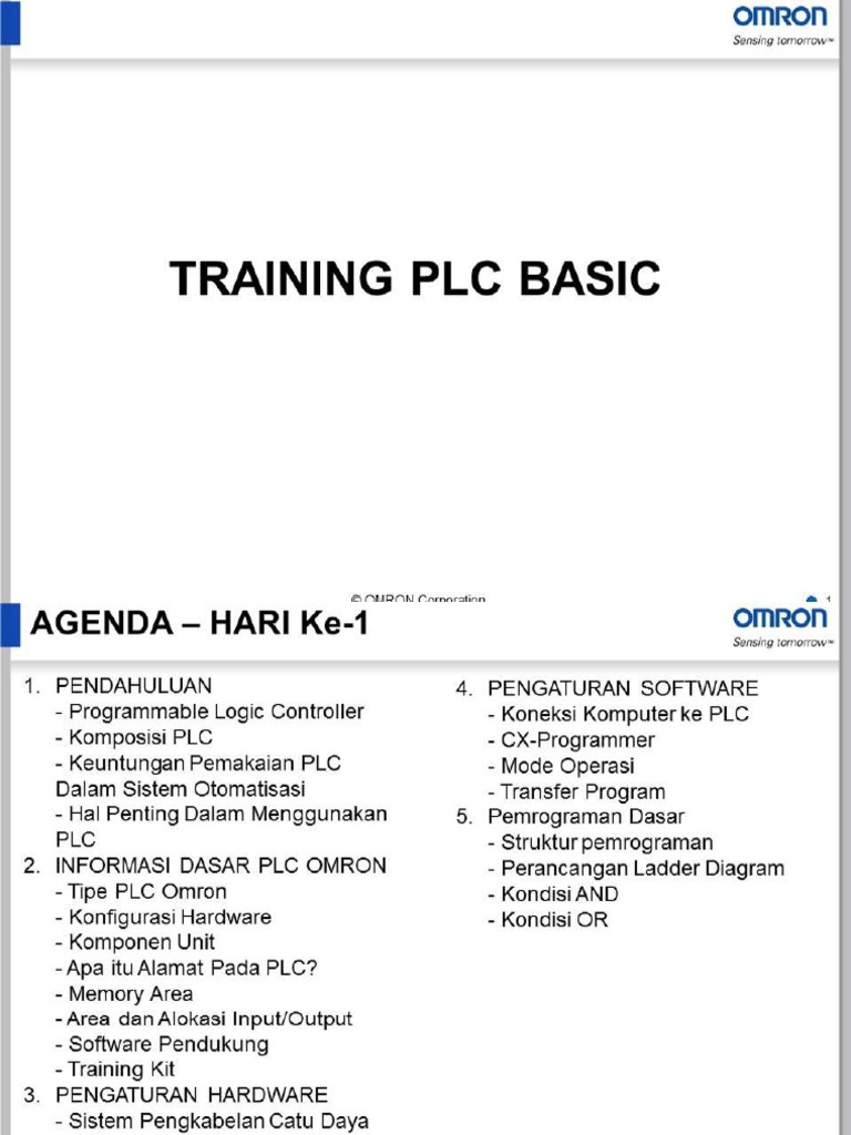 PLC Basic Training - Rev1 | PDF