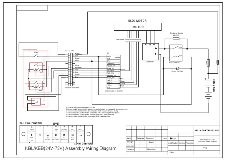 KBL KEB Assembly F N R Wiring Diagram | PDF | Electric Power | Equipment