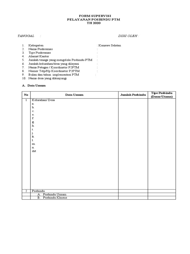 Form Monev Untuk PKM | PDF