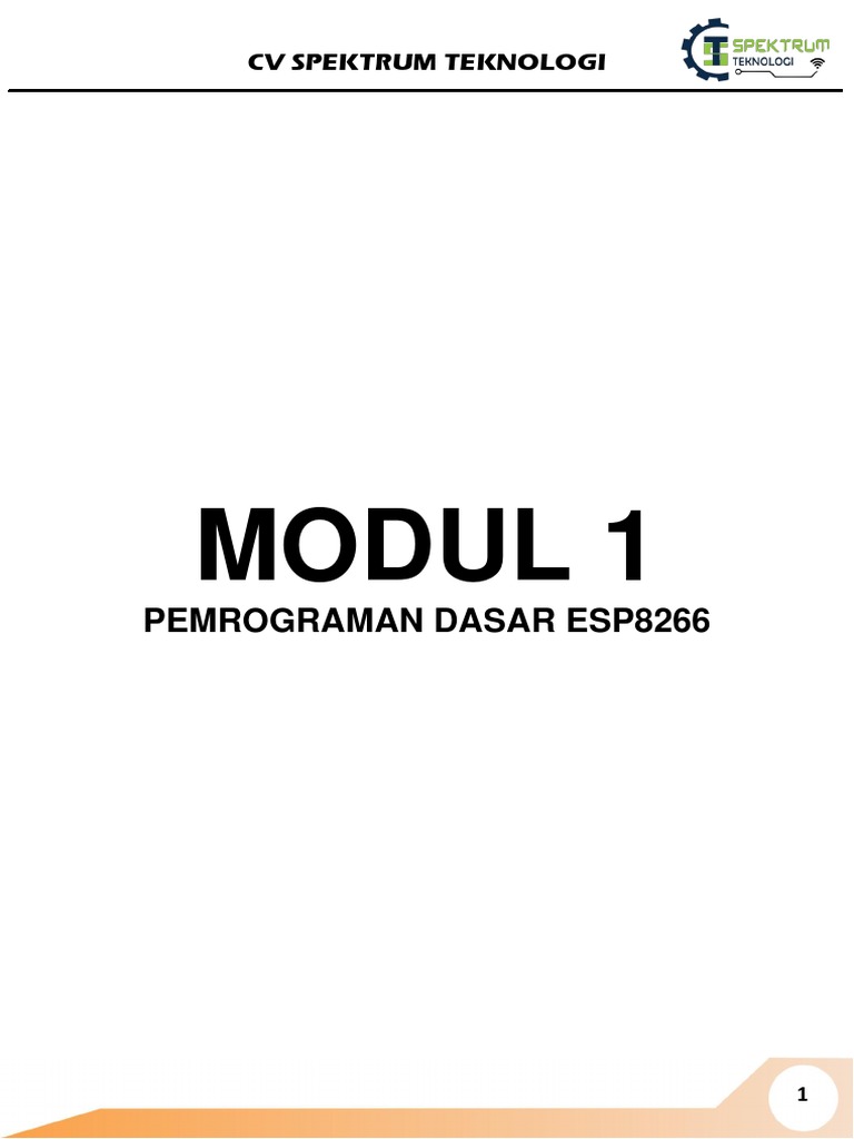 Modul 1 Pelatihan IoT - Pemrograman ESP | PDF | Komputer
