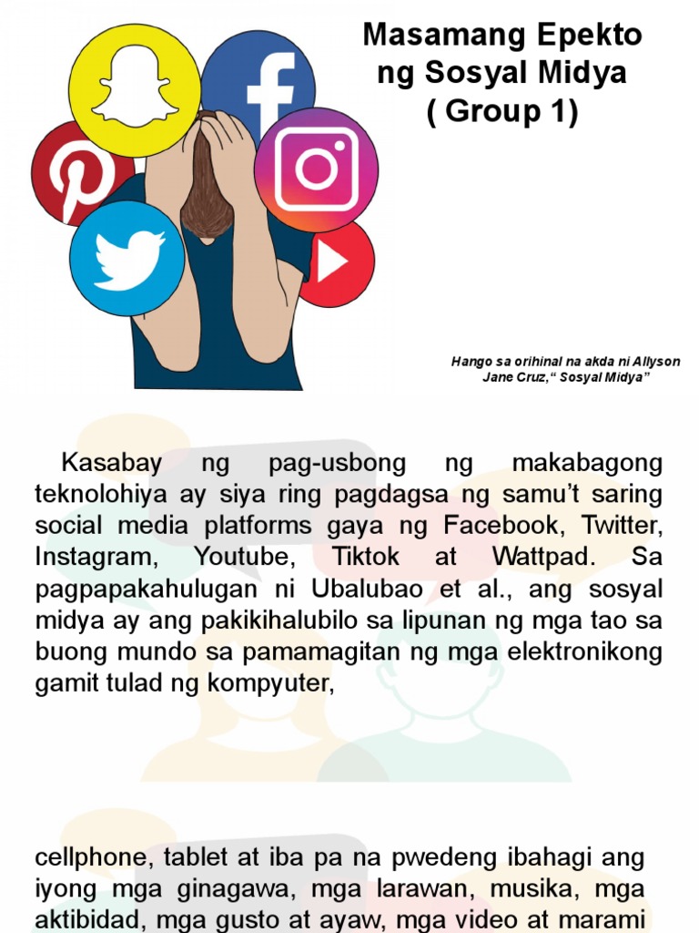 Epekto NG Social Media | PDF