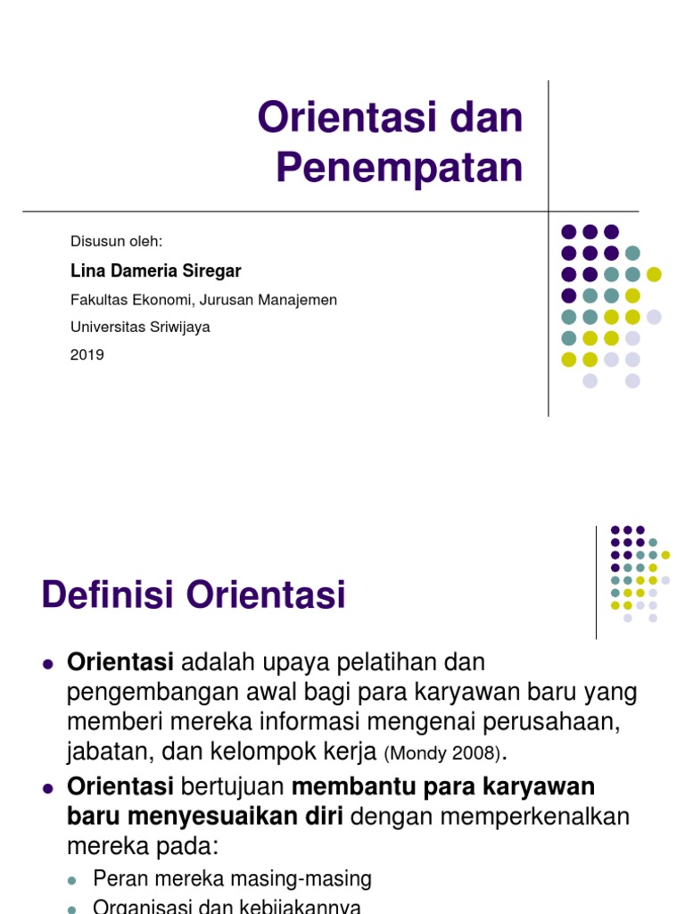 Panduan Orientasi Karyawan Baru | PDF | Karier & Perkembangan