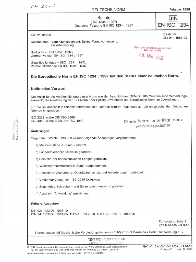 1234 - Din en Iso | PDF