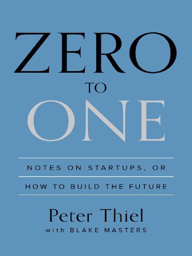 Zero To One | PDF | Profit (Economics) | Perfect Competition