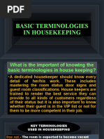 Different Codes in Housekeeping Department | PDF | Housekeeping | Home