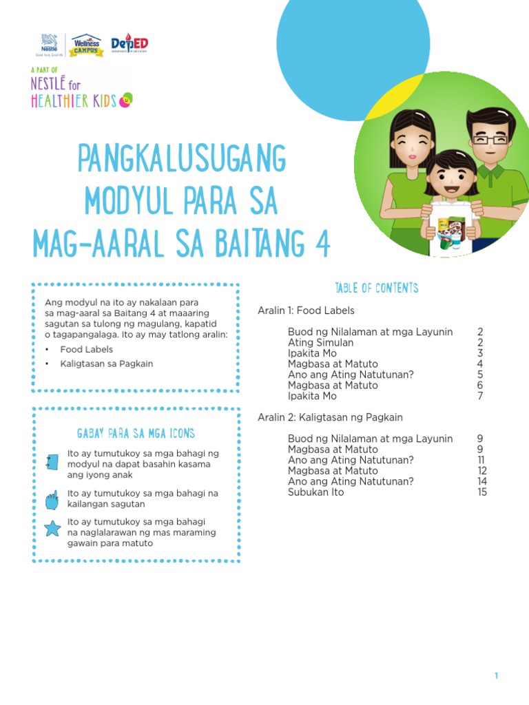 Grade 4 Self-Learning Module - Tagalog | PDF