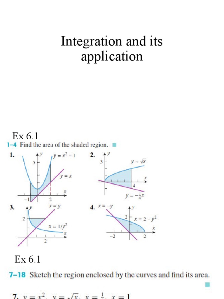 Application of Integration | PDF