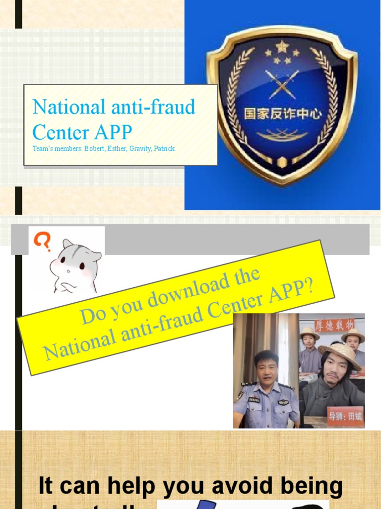 National Anti Fraud Center Ge Present Week8 | PDF | Games & Activities ...
