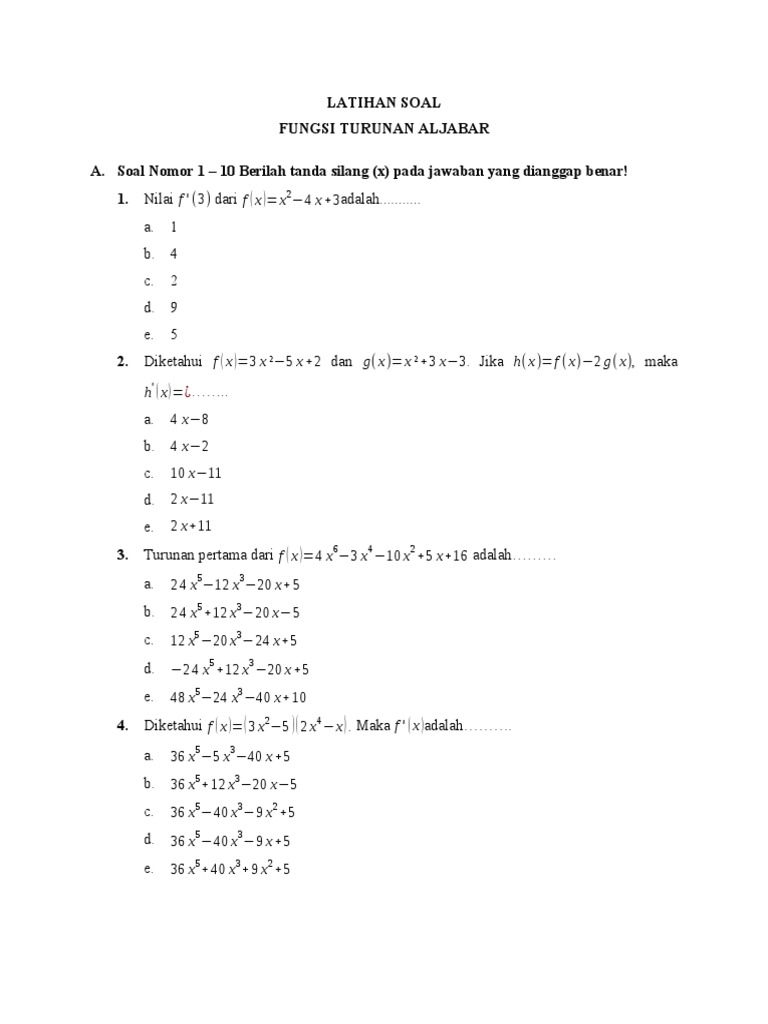 Nadia Lisandra - 4018013 - Soal Pilihan Ganda Dan Essai | PDF