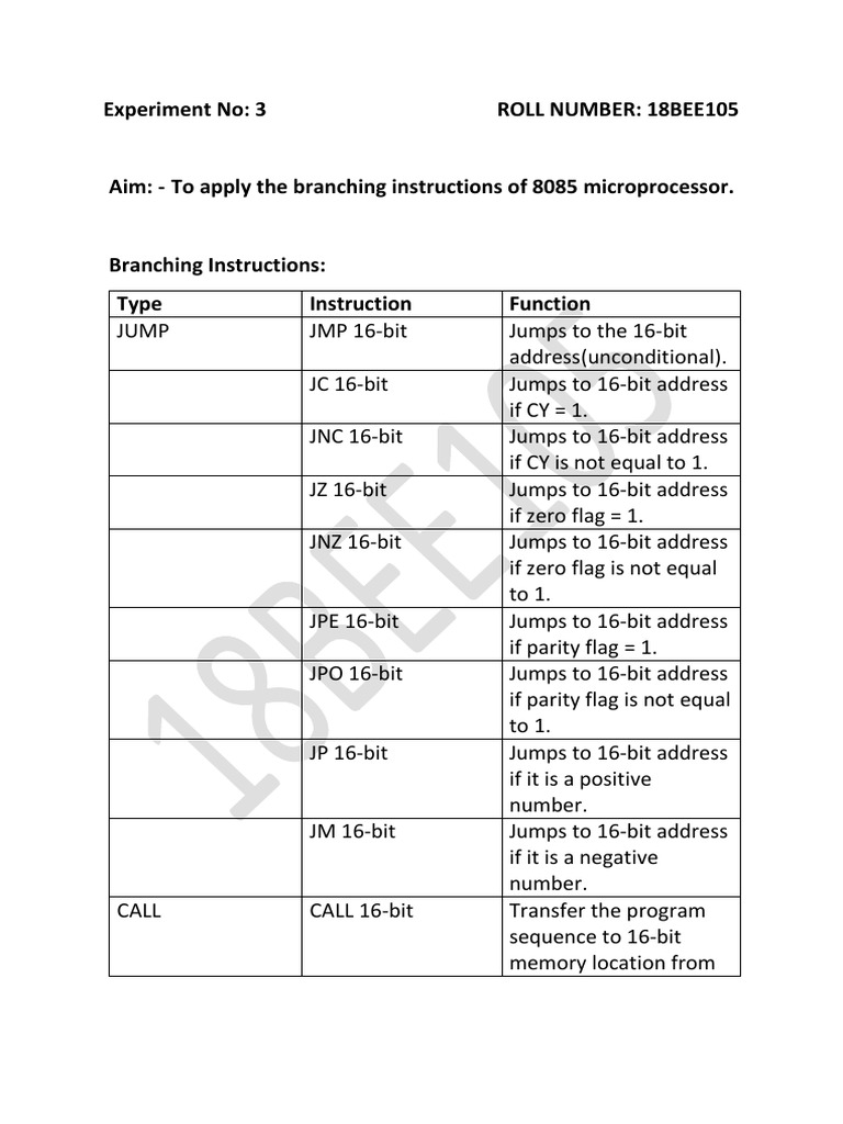 18BEE105 Exp3 | PDF | Arithmetic | Digital Electronics