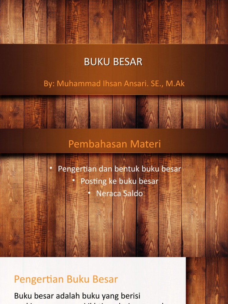 Buku Besar | PDF