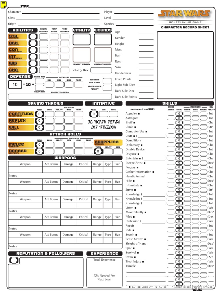 Cha Rater Sheet | PDF | Role Playing Games | Entertainment