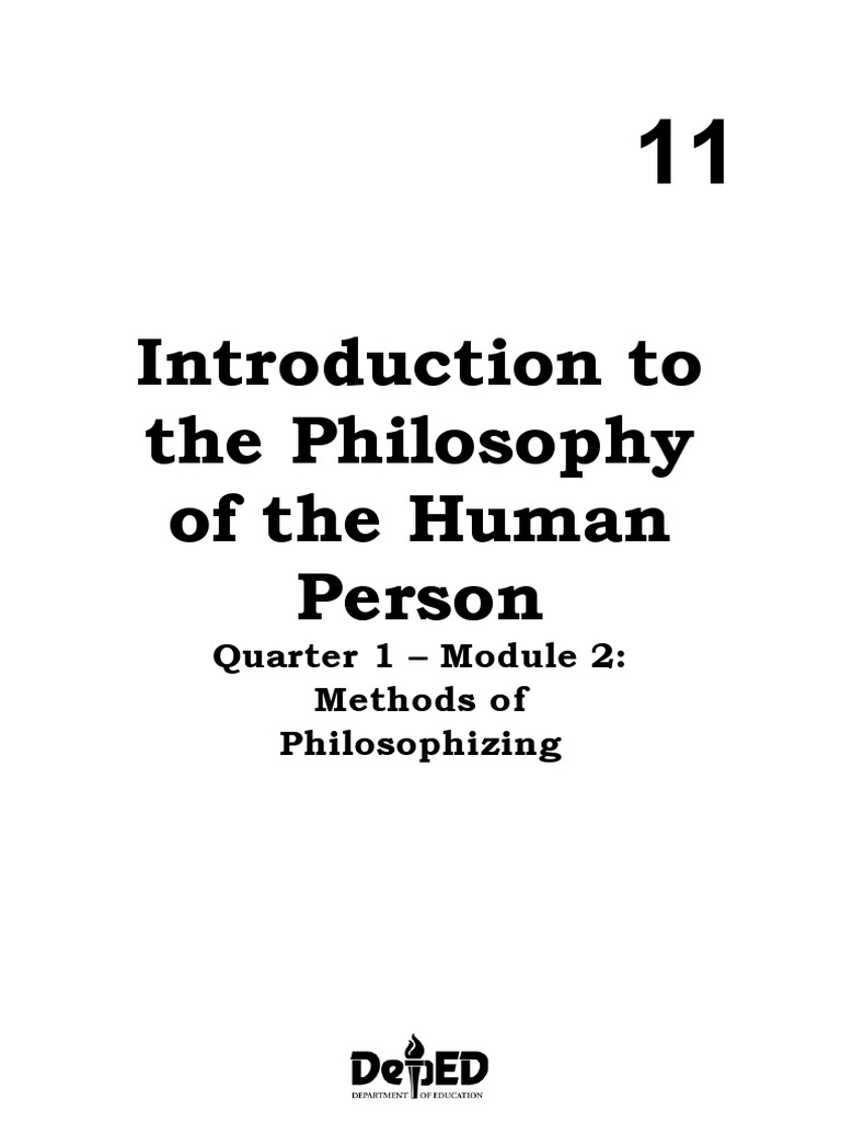 Module IPHP Quarter 1 Week 3 | PDF | Truth | Argument