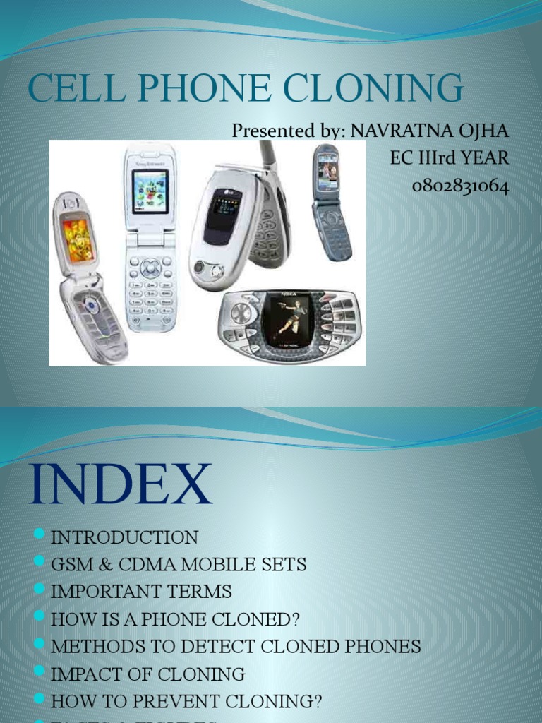 Cell Phone Cloning by Navratna | PDF | Mobile Phones | Mobile ...