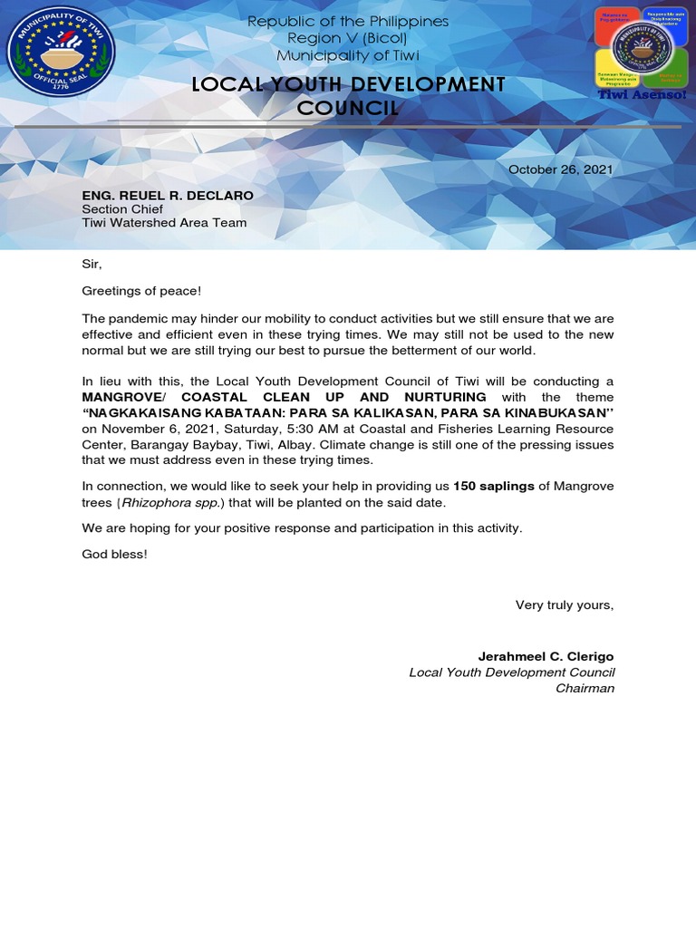 Letters - Tree Planting | PDF | Natural Environment | Public Health