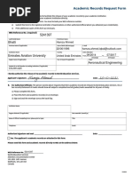 Request For Academic Records Authorization | PDF | Mail | Written ...
