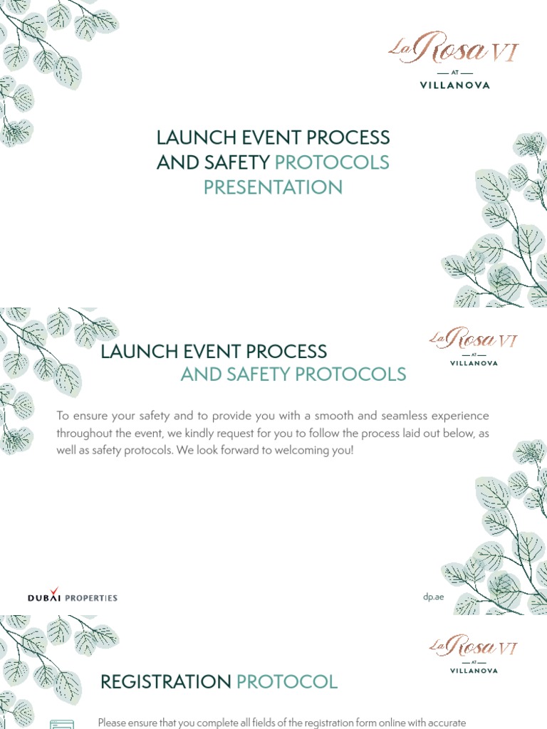 Launch Event Process and Safety: Protocols Presentation | PDF