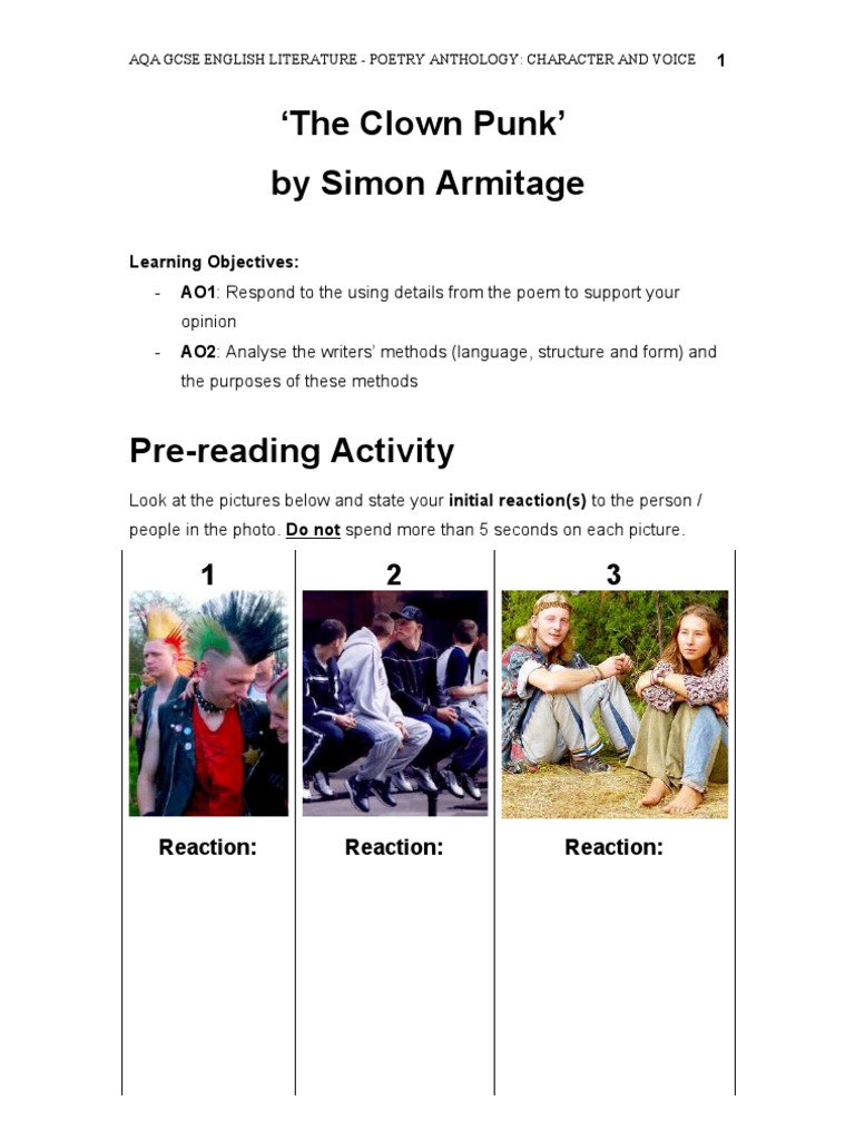 11 The Clown Punk | PDF | Poetry | Punctuation