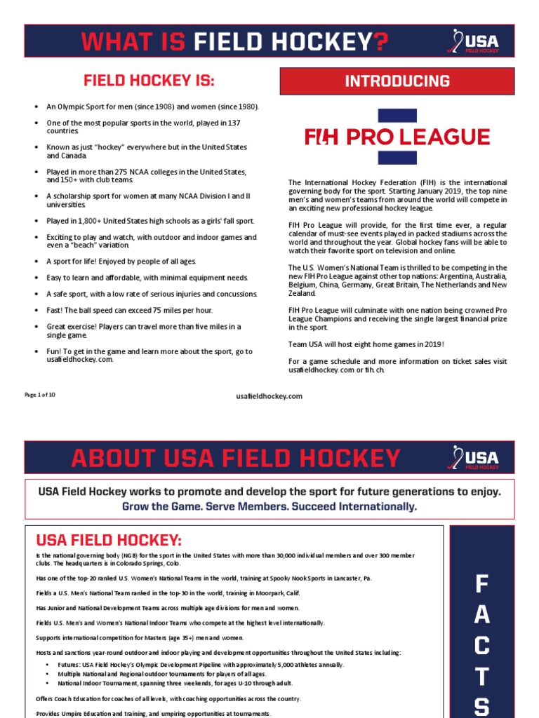 What Is ?: Field Hockey | Download Free PDF | Recreation | Leisure