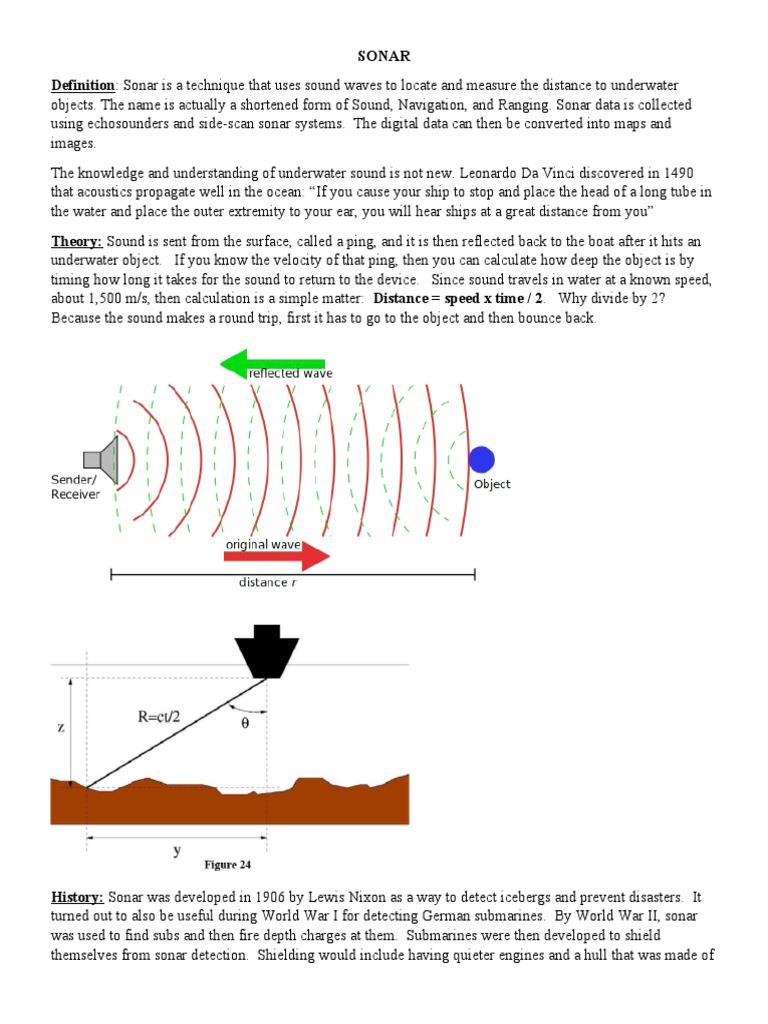 SONAR | PDF | Sonar