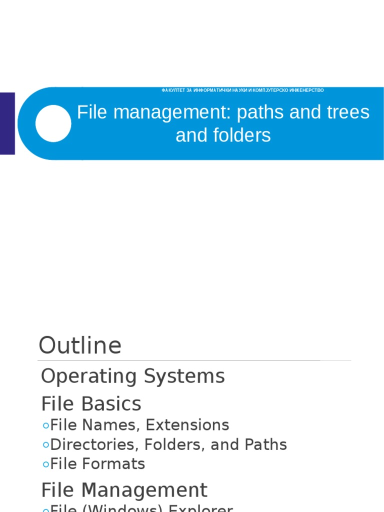 File management: paths, directories, folders and trees | PDF | Computer File | Zip (File Format)