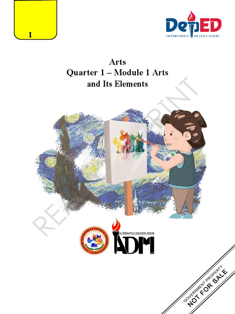 OCT.19 Arts1 Q1 Mod1 Arts and Its Elements V5 | PDF
