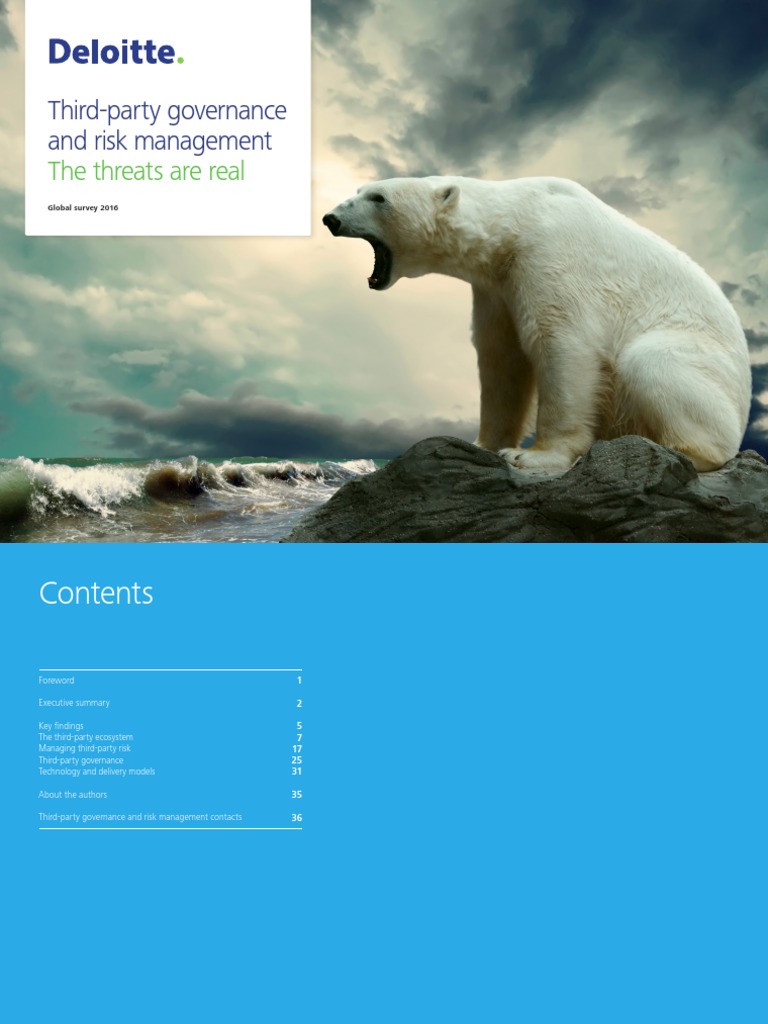 Third-Party Governance and Risk Management: The Threats Are Real | PDF ...