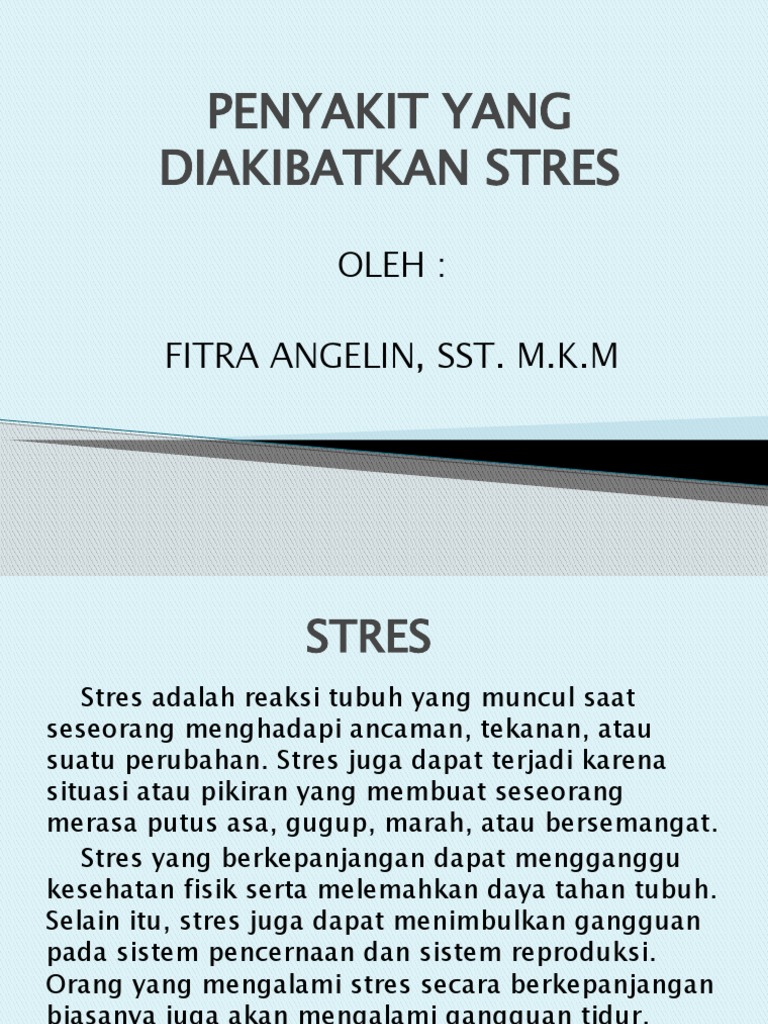 Mengatasi Stres Berkepanjangan | PDF