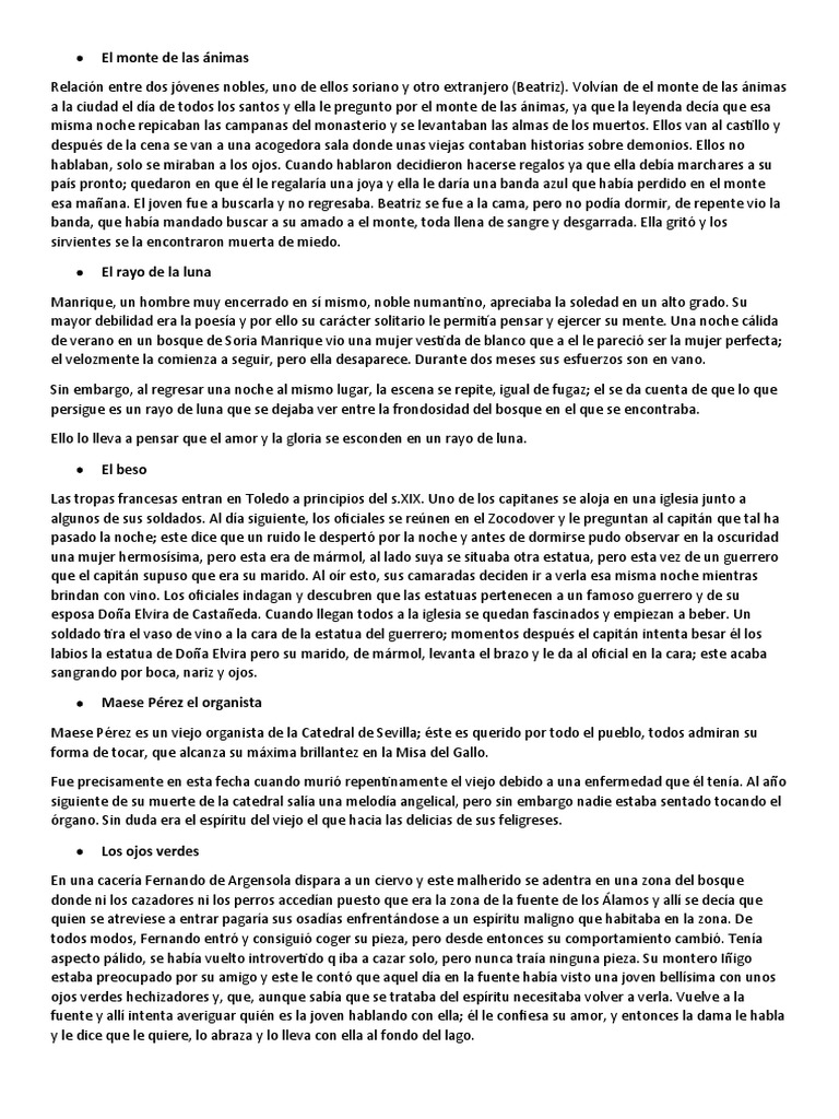 El Monte de Las Ánimas | PDF