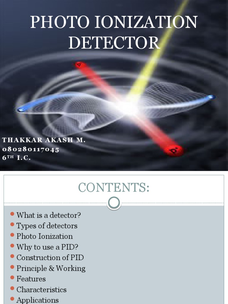 Photo Ionization Detector | PDF | Nature | Ionization