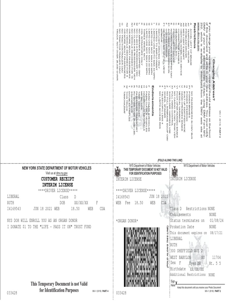 How to Keep Your NY DMV Interim License | PDF | Transport | Land Vehicles