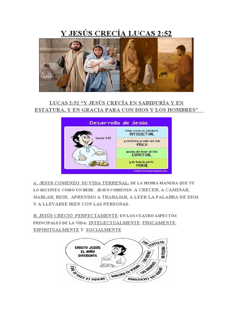 Y Jesus Crecia 3 | PDF | Jesús | Salvación