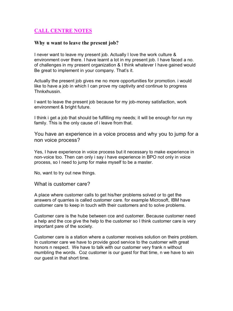 You Have An Experience in A Voice Process and Why You To Jump For A Non ...